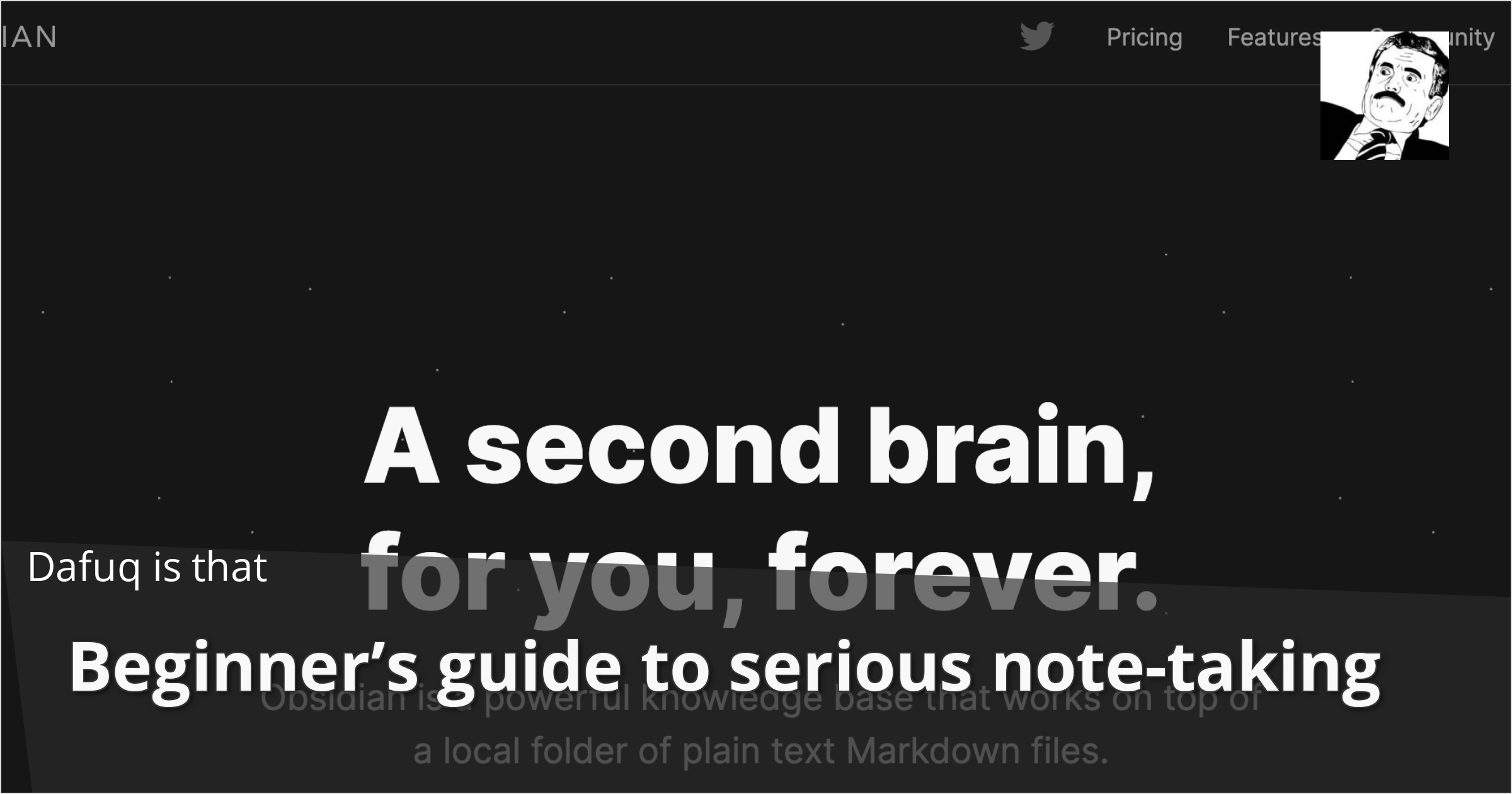 How To Take Notes More Seriously With Obsidian